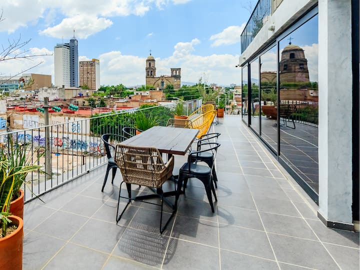 Departamento Con Gym, Cowork Y Estacionamiento - Guadalajara