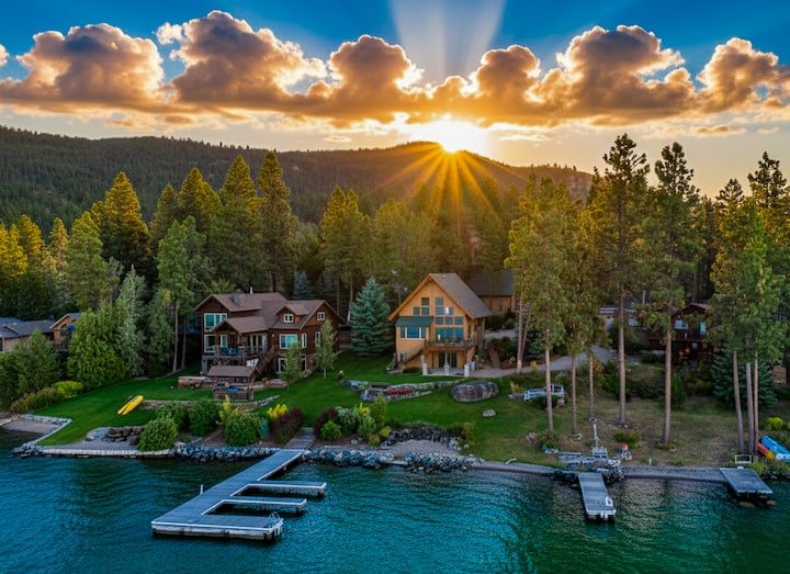 Lake Paradise | Hot Tub | Private Dock | Fire Pit - Polson, MT
