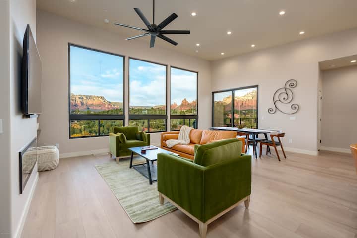 Red Sky On Caballo Dr. - Great Views & Central - Sedona, AZ