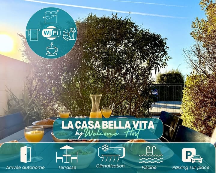 La Casa Bellavita, 4 Pers Piscine à Calvisson - Calvisson