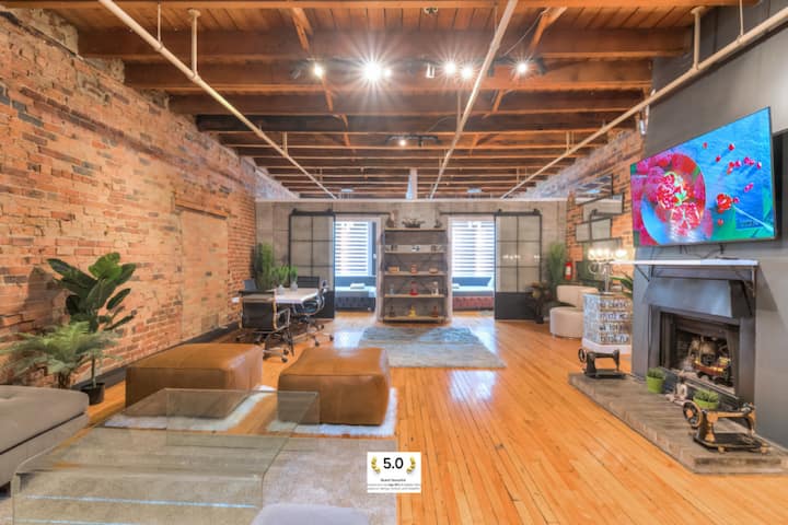 Charming 4br Brooklyn Loft Central Old Montreal - Montreal