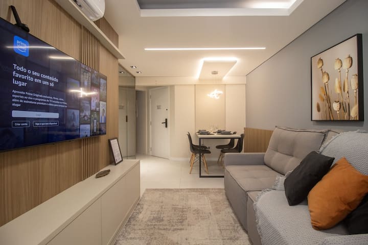 Sle72 - 2 Dorm, Climatizado, Smart Tv, Barra Sul - Balneário Camboriú