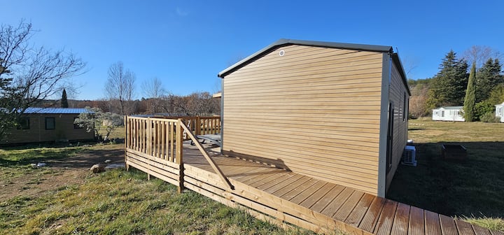 Mobil-home 3 Pièces 4 Personnes Pmr Climatisé - Quinson