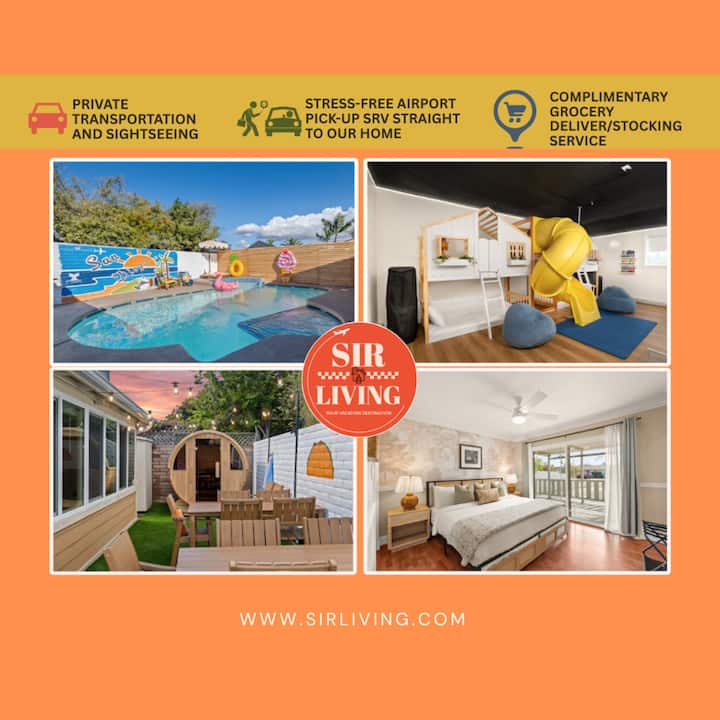 New! Pool, Sauna, Arcademovie, Seaworld Safari,sd3 - San Diego