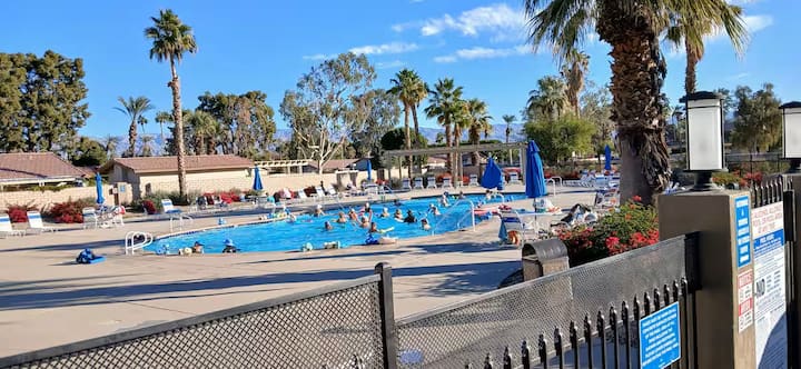 Big Serene Desert View Golf Villa With Fusball! - Indio, CA