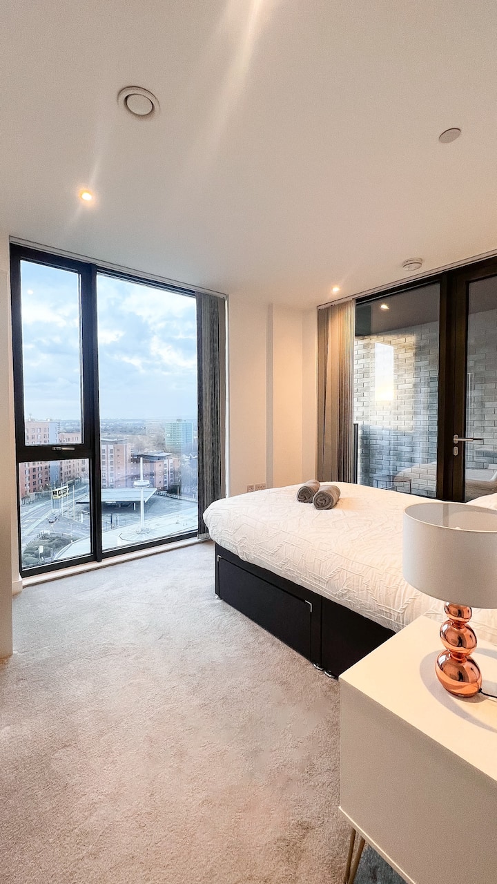 Balcony/smart Tv/w/d/20mins To Airport/gym - Manchester