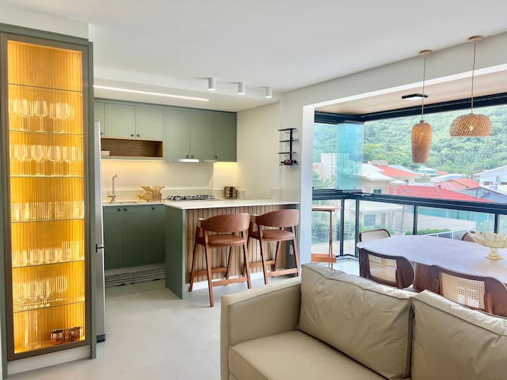 Perfeito! Apto Na Praia De Palmas! - Dr01j - Governador Celso Ramos