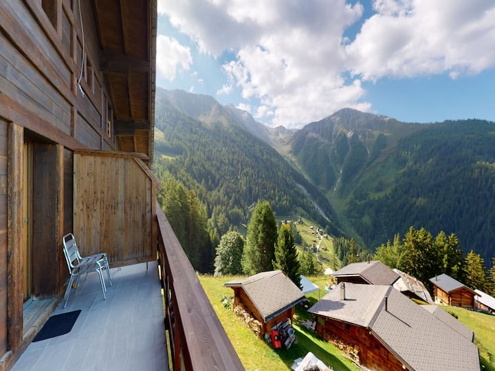 Bel Appartement Avec Balcon - Nendaz