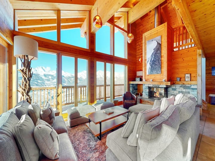Chalet à Veysonnaz Avec Jacuzzi - Nendaz