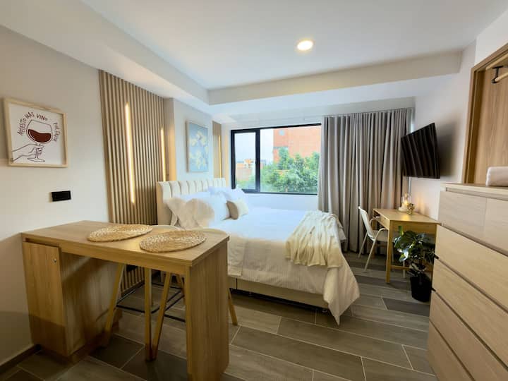 Moderno Loft Cerca Del Estadio Y La 70 - Medellín, Colombia