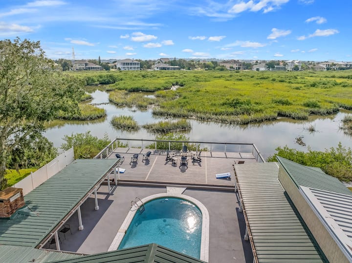Sunset Hideaway L Pool L Waterfront Deck - St. Augustine, FL