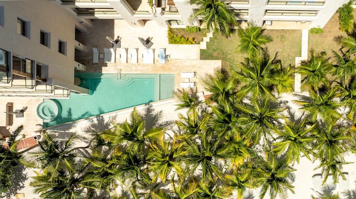 Caribbean Vibes - 4br - Beachfront, Pool & Relax - Isla Mujeres