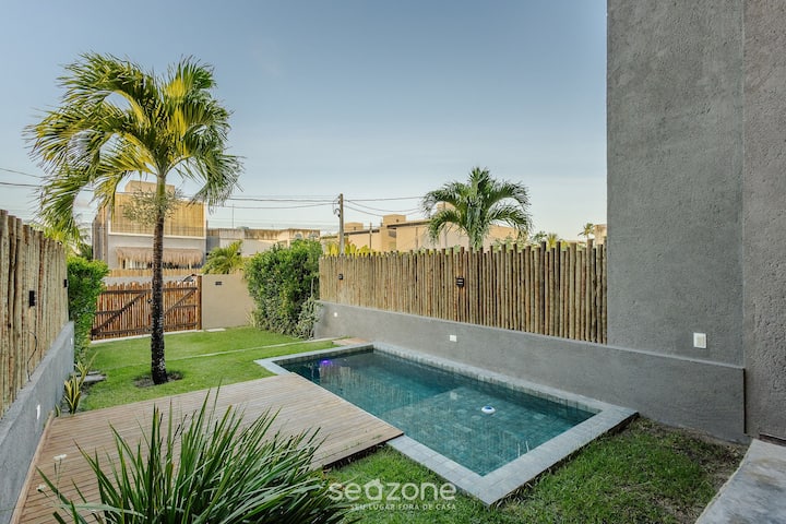 House W 3 Suites N Pool 100m From The Sea Hva0009 - São Miguel dos Milagres