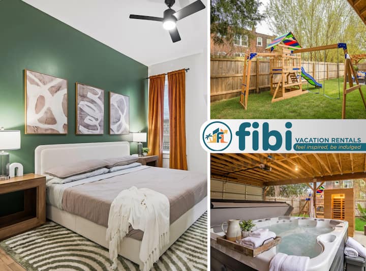 Luxury Stl Oasis: Sauna, Fire Pit, Hot Tub & Games - Saint-Louis, MO