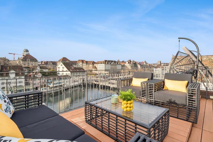 Aaa | Old Town Diamond | Private Rooftop Terrace - Zürich