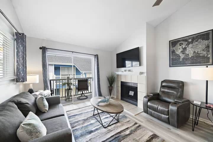 Beach View | Bedroom Balcony | 12 Min Walk 2 Beach - Stany Zjednoczone