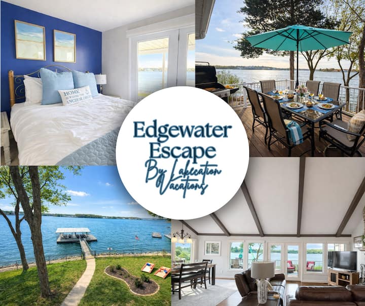 Edgewater-lakefront 3 Bd/2.5ba/deck/dock/gril-16p - Lake Ozark, MO