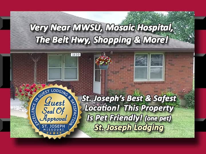 The Perfect Location!  Very Clean 2-bedroom Home! - Saint Joseph, MO