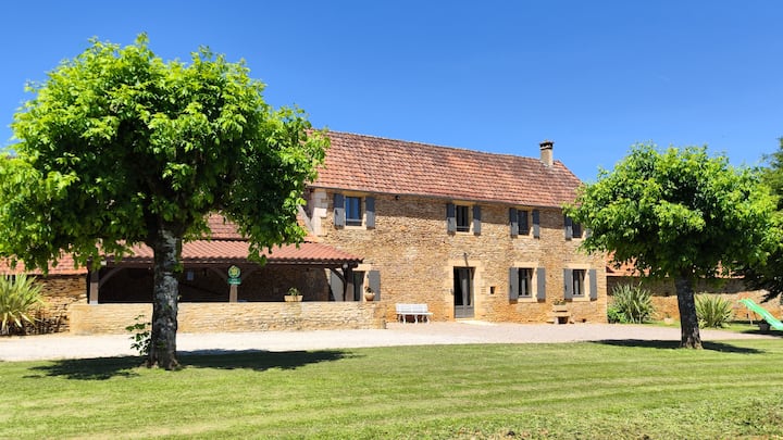 Joli Gîte Pour 12 Avec Jardin Et Terrasse - Sarlat-la-Canéda