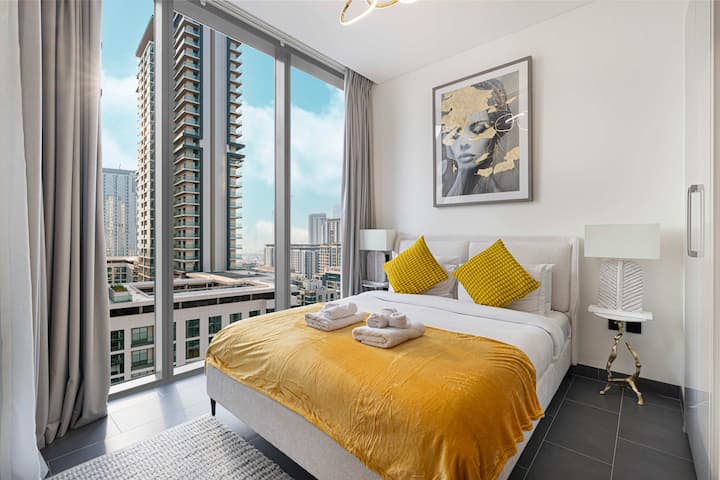 Chic 2br Apartment With Stunning Views - Dubaï