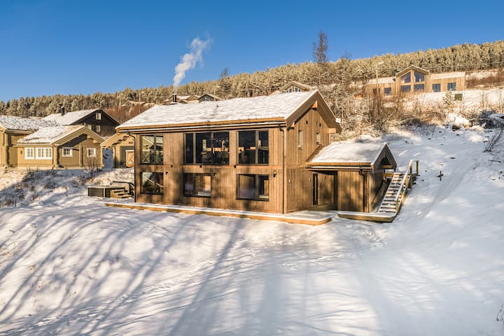 New Luxury Cabin In Geilo With Hot Tub - Norway