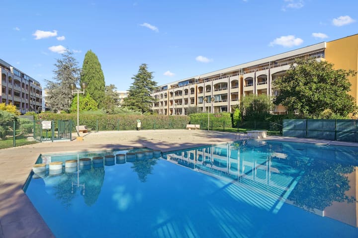 Studio Piscine Privée, Balcon Et Jardin Mandelieu. - Mandelieu-la-Napoule