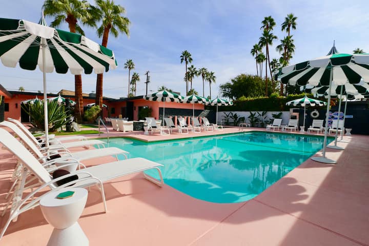 1bdr Suite, Boutique Hotel W/ Pool, Spa, & Firepit - Palm Springs