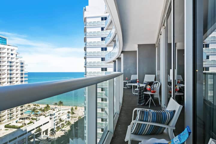Luxury Oceanfront W Residence Condo • Pools, - Fort Lauderdale