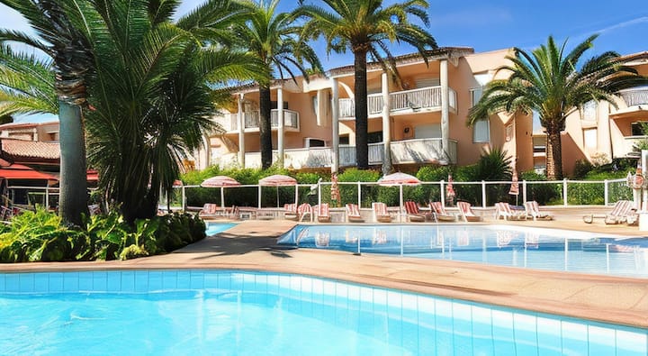 Rés Du Golfe-4 Couchages -1chambre-piscine-parking - Vallauris