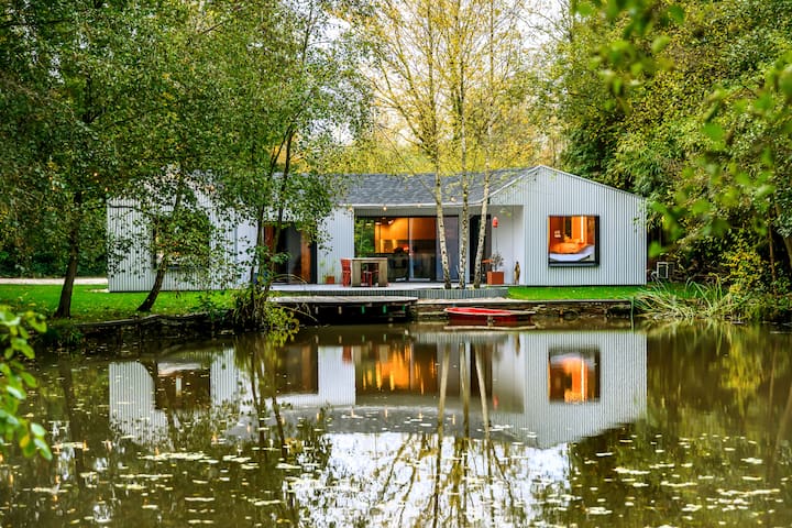 Modern Forest House | Hottub & Pond - Lommel