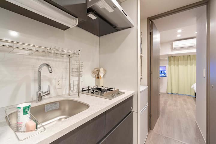 #302 New/3 Min Yokohama Sta/tourist&biz Base/2 Pax - Yokohama