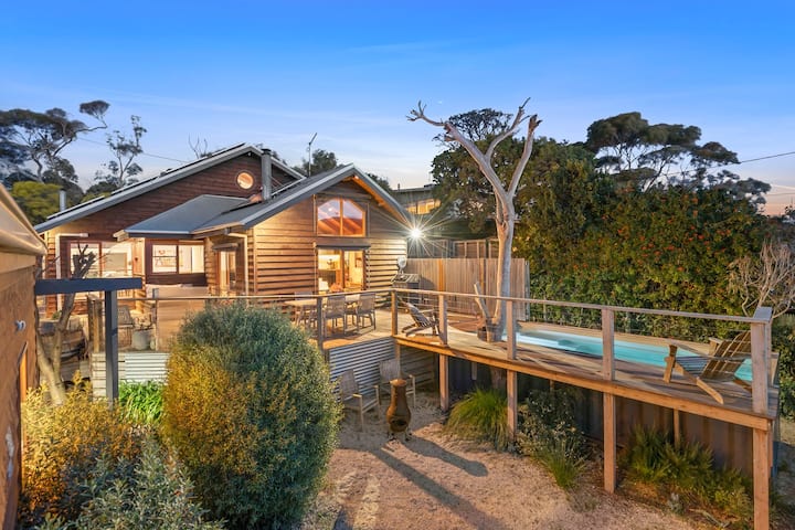 Coastal Timber Escape With Pool - Barwon Heads
