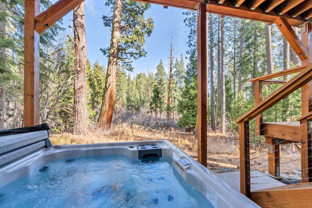 Tahoe City Retreat : terrasse et jacuzzi à Creekside - Maisons à louer ...