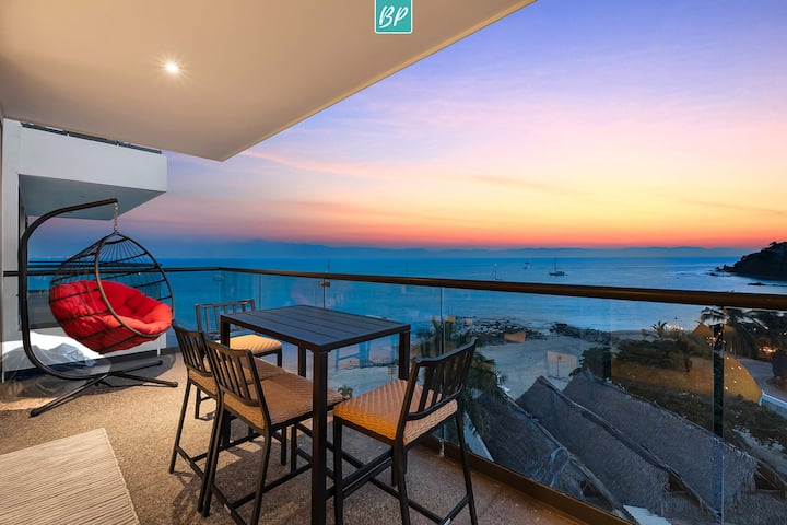 Stylish Beachfront 3br Ocean View - Zantamar 301a - La Cruz de Huanacaxtle