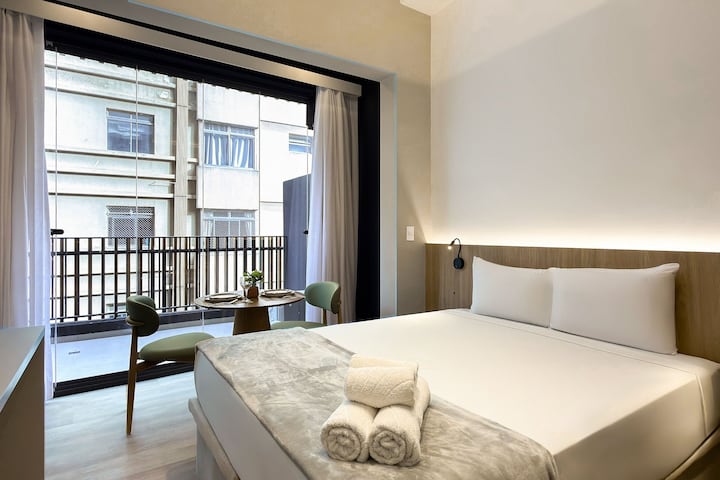 Studio Na Alameda Santos - Edifício V3rso - Brasile