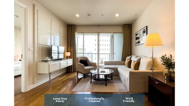 300m Bts • Large 68 Sqm • Pool & Sauna • Sontana - Bangkok