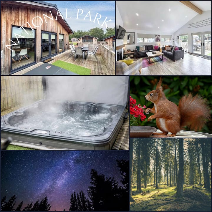 Cabin- Hot Tub Fireplace Dark Skies National Park - Northumberland