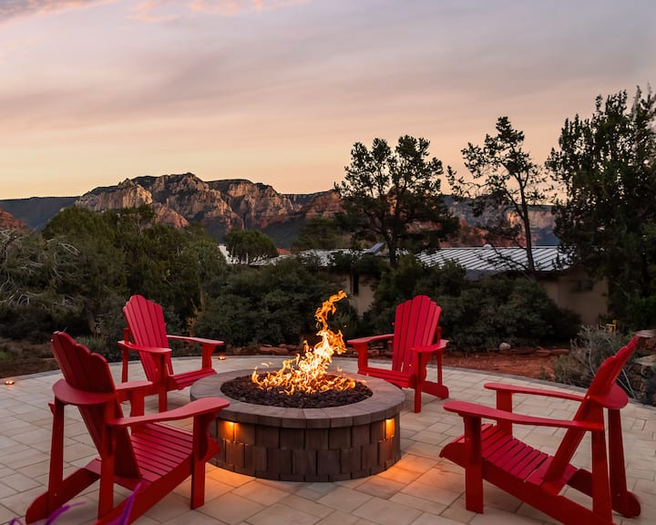 Luxury View Home | Hot Tub + Walk To Uptown - Sedona, AZ