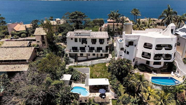 Casa Com Vista Para A Praia E ÁRea Gourmet - São Sebastião