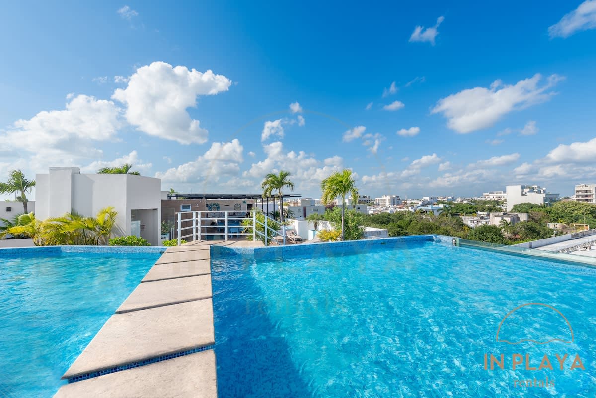 Oasis moderne 2BR • Piscine sur le toit, salle de sport, cinéma • Ste ...