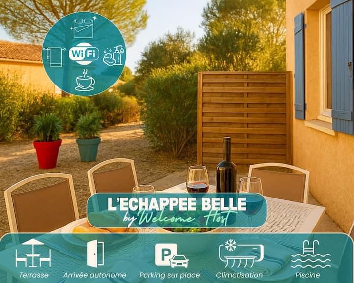 L’échappée Belle , 4 Pers Piscine à Calvisson - Calvisson