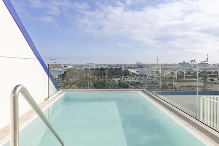 Port Marina Azura. Wifi+air/air+pk+ Pisci+4 Pers - Valencia