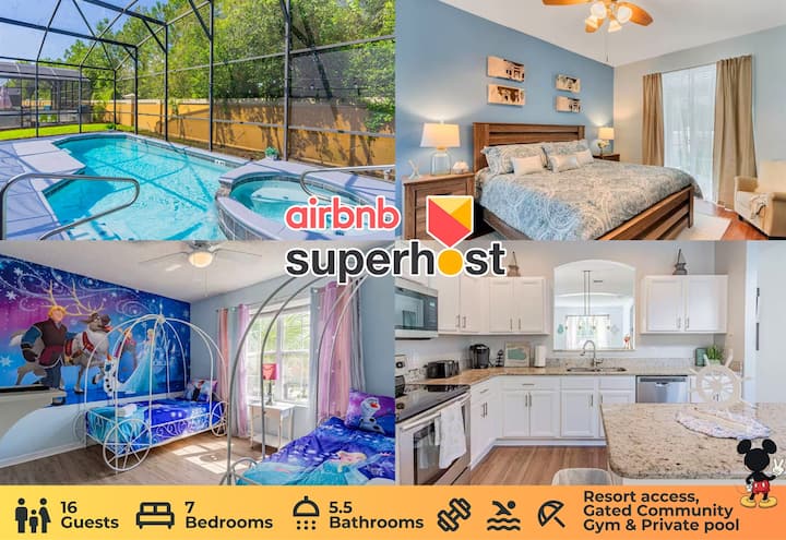 Spacious Villa At 5-star Resort - Mi From Disney - Kissimmee, FL