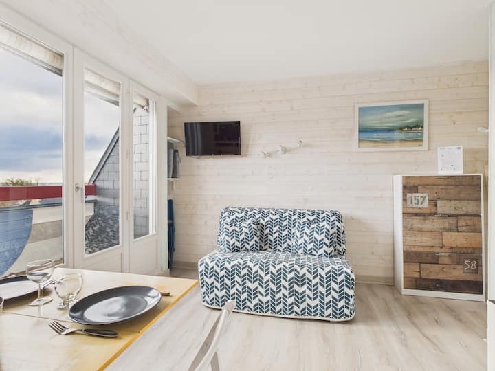 Vue Mer - Studio 4 Personnes à 200m De La Plage - Bénodet