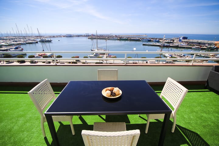 Portmarina Penthouse Avec Vue Sur Le Port - Cambrils