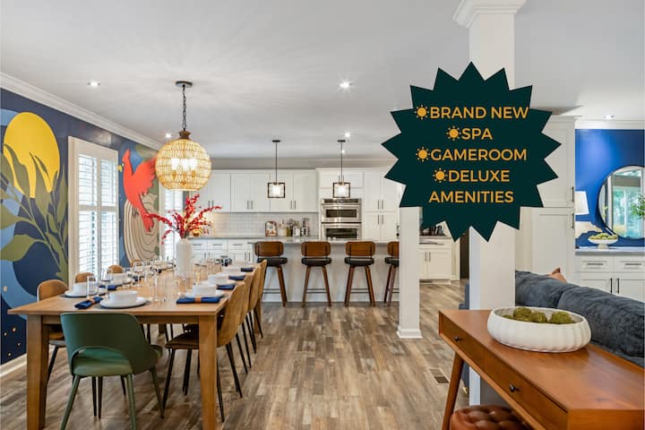 Elevated Raleigh Escape: Spa+arcade+firepit - Raleigh, NC