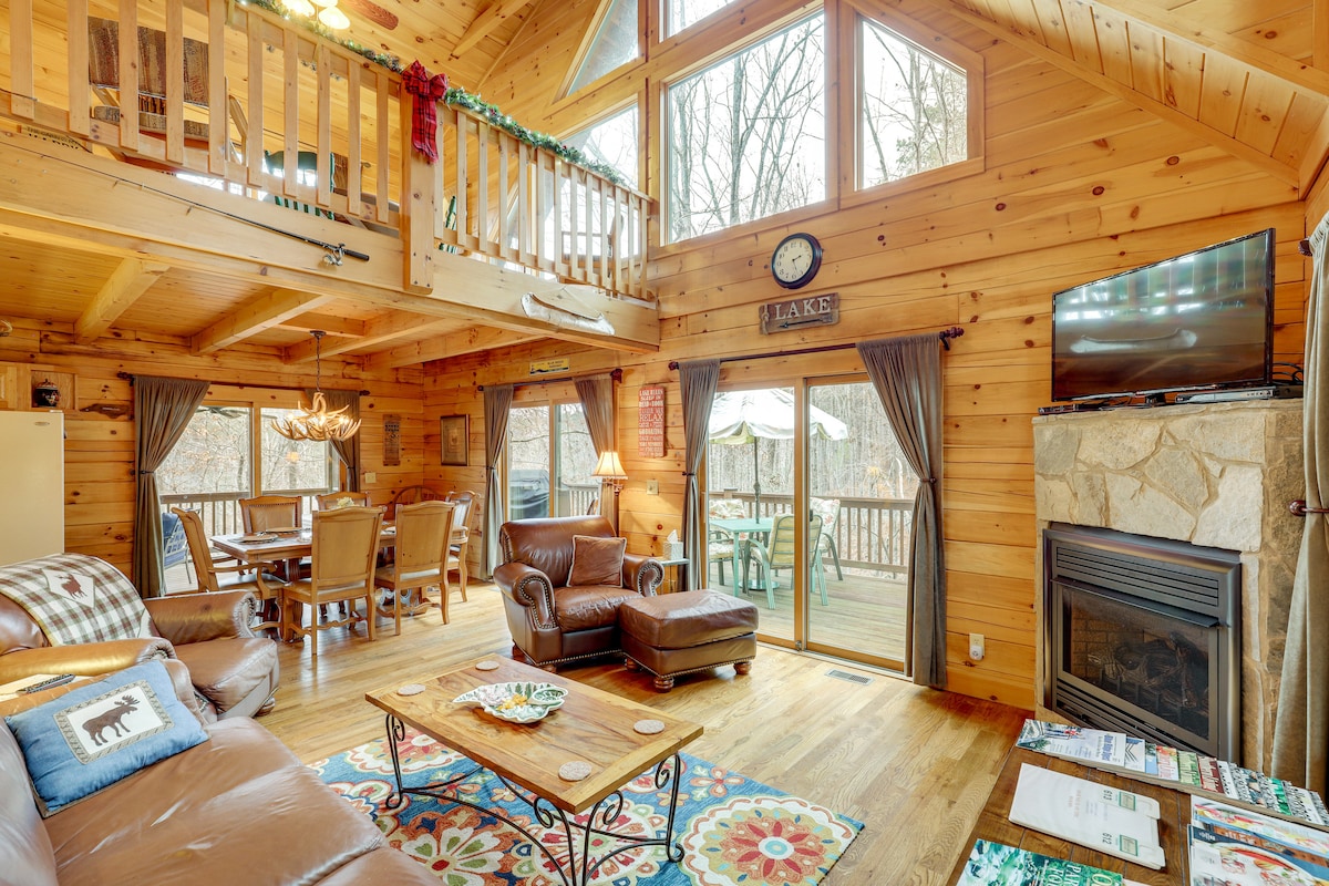 Vue et accès au lac : cabane isolée à Nebo - Cabanes à louer à Nebo ...