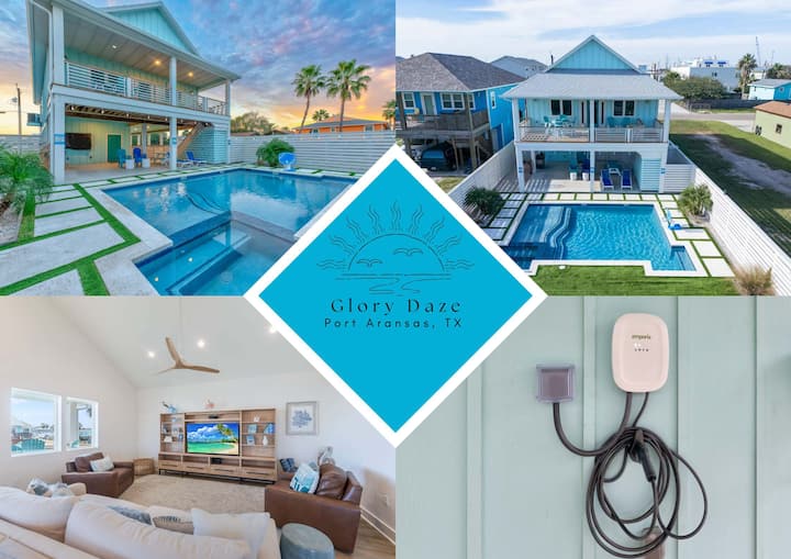 Glory Daze • Private Pool • Ice Maker • Ev Charger - Port Aransas, TX