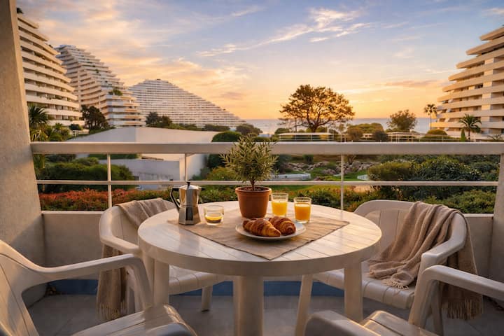 Terrasse - Marina Baie Des Anges - Cosy 4p - Villeneuve-Loubet Plage