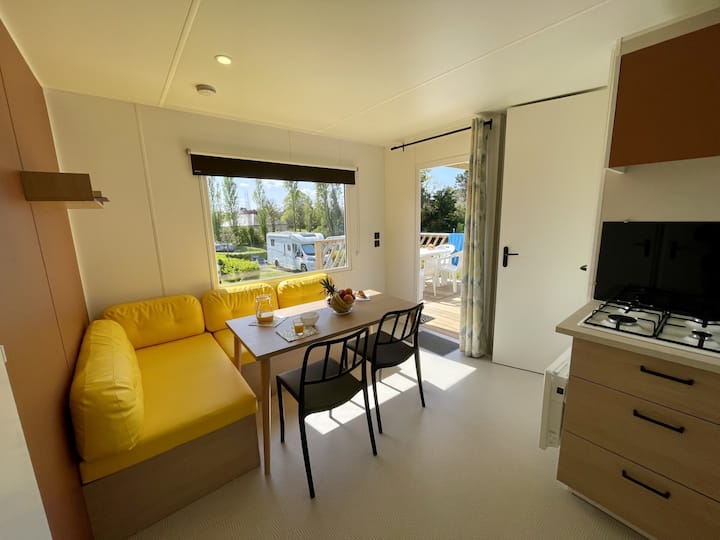 Mobil-home Confort 3 Pièces 4 Personnes + Tv - Erquy